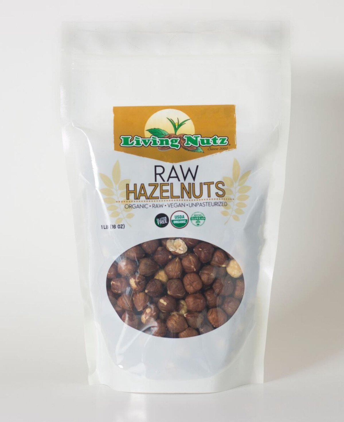 Home All Organic Raw Hazelnuts